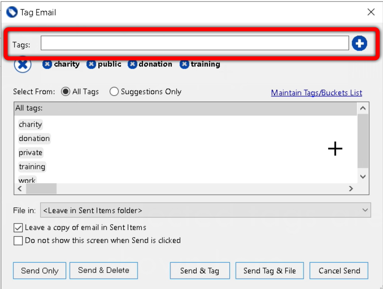 How to Send, Tag and File Emails in Outlook | Standss.com